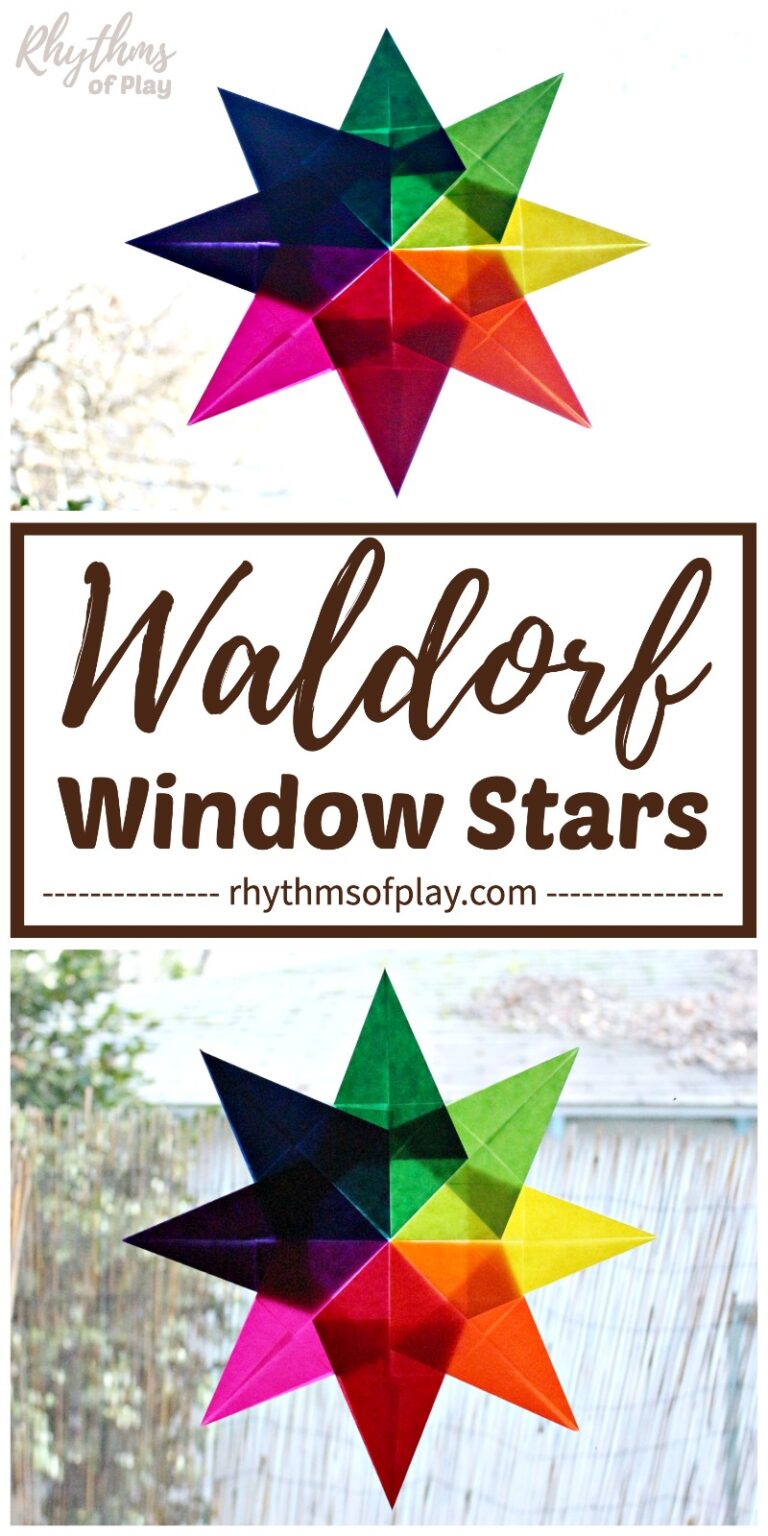 Waldorf Window Stars Craft and Video Tutorial - Rhythms of Play