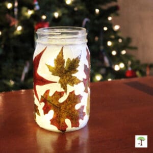 DIY Leaf Lanterns: How to Make Glowing Autumn Luminaries - Rhythms of Play
